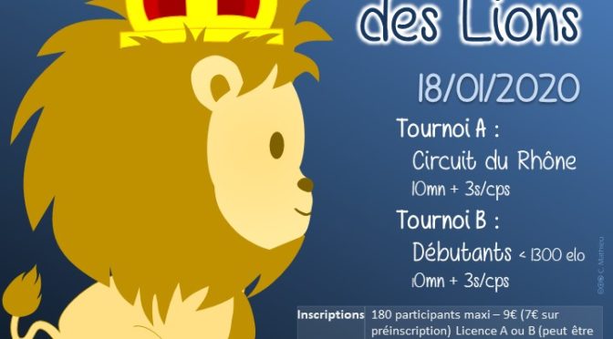 Rapide des Lions – Inscriptions | Echiquier des Lions